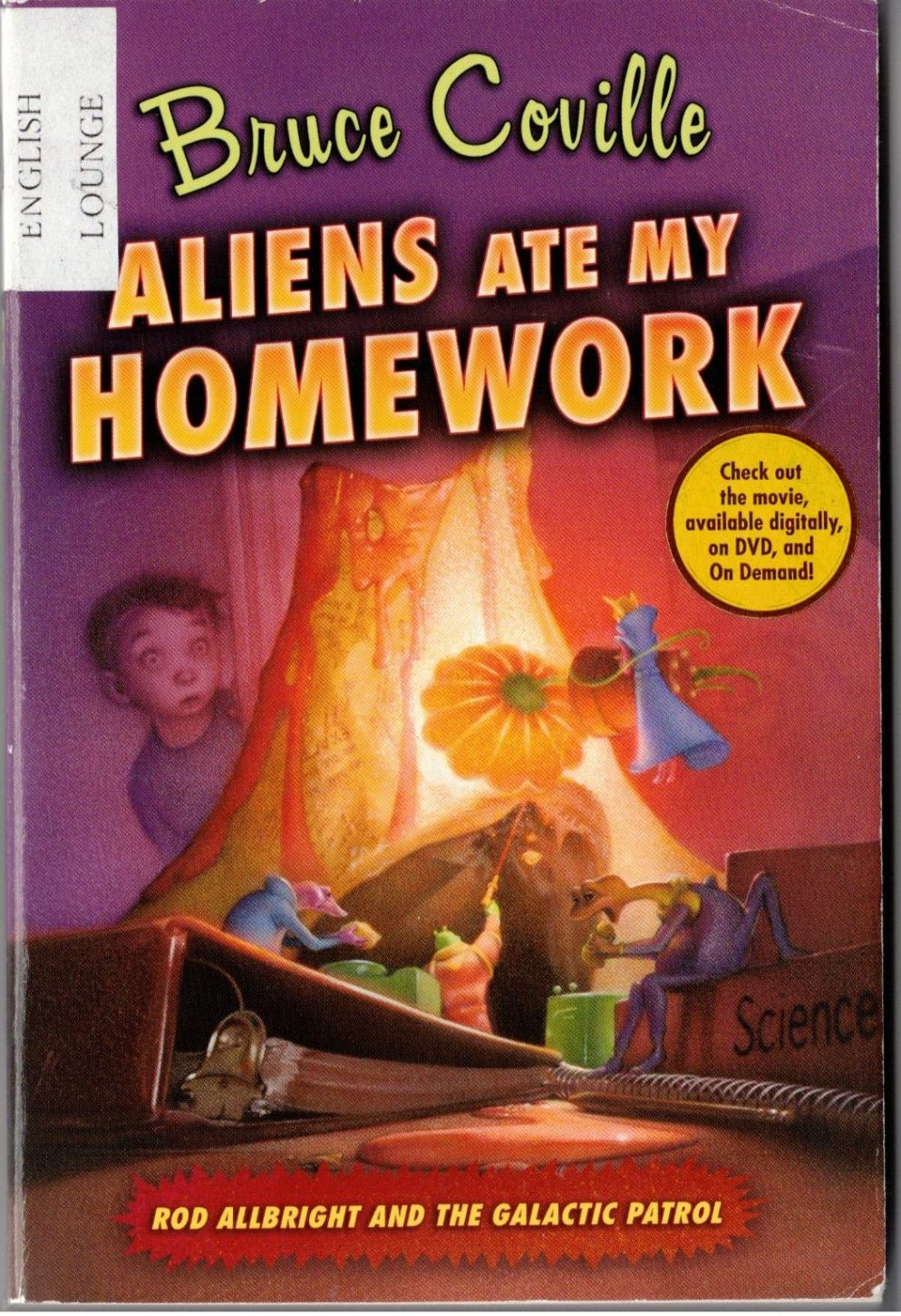 EL本棚紹介 (44) Aliens Ate My Homework, by Bruce Coville - Hirosaki ...