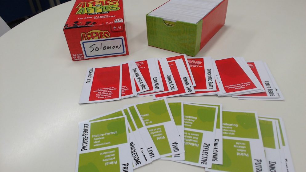 EL Game Series (07): “Apples to Apples” - Hirosaki University English ...